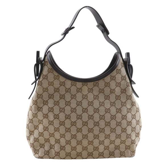 Gucci | Bags | Gucci Gucci Semishoulder Shoulder Bag 669 Gg Canvas ...